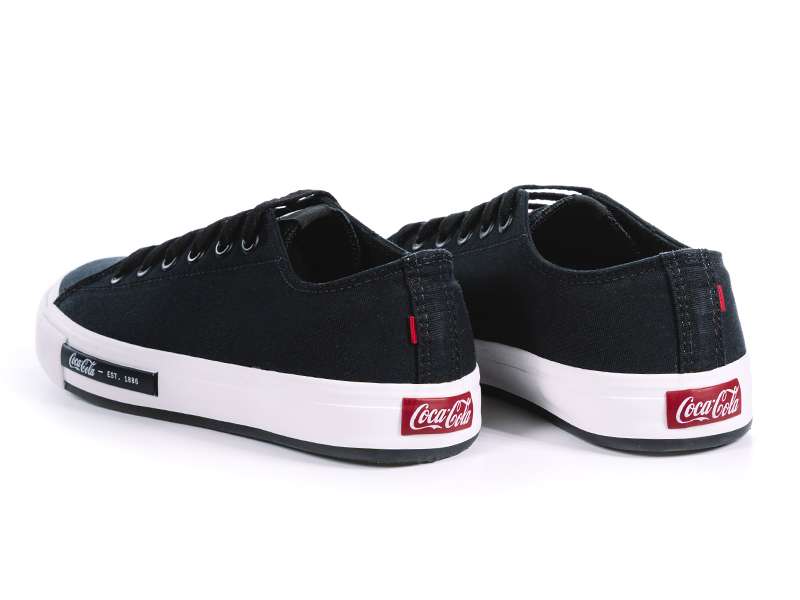 Tênis Coca-Cola Shoes Daytona Classic CanvasPreto