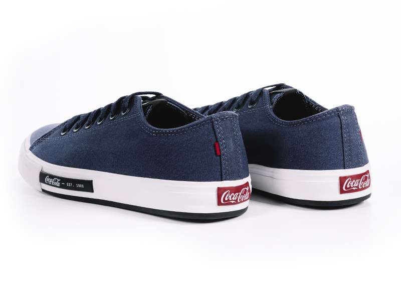 Tênis Coca-Cola Shoes Daytona Classic CanvasPetrole
